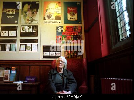 Cicely Berry RSC Voice Director April 2001seen here at Stratford Upon ...