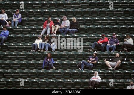 Minnesota Twins fans during a game against the Texas Rangers on ...