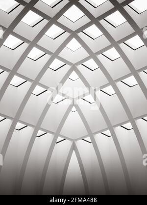 Symmetrical roof construction Stock Photo - Alamy