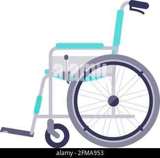 wheelchair. Normal type and self-propelled type. Sideways.Vector ...