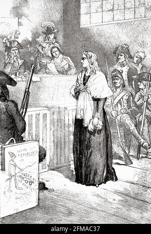 The trial of Marie-Antoinette before the French Revolutionary Tribunal ...