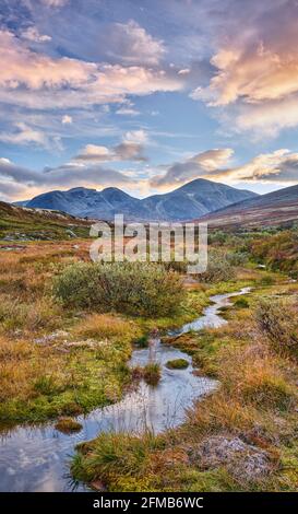 Rondslottet, Storronden, Rondane National Park, Oppland, Norway Stock ...
