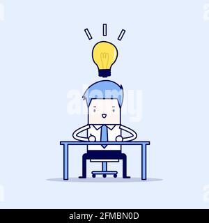Student light bulb character cartoon with pencil Stock Vector Image ...