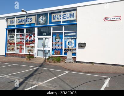 HMS Ganges museum, Shotley marina, Suffolk, England, UK Stock Photo - Alamy