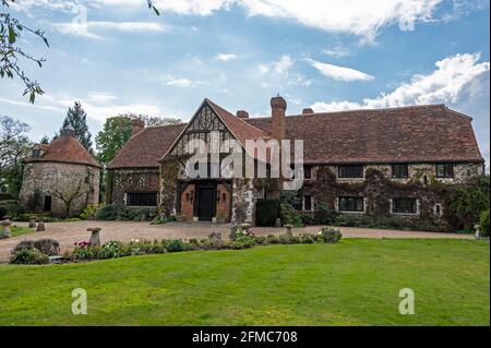 The circular medieval Dovecote, set in large grounds of the former ...