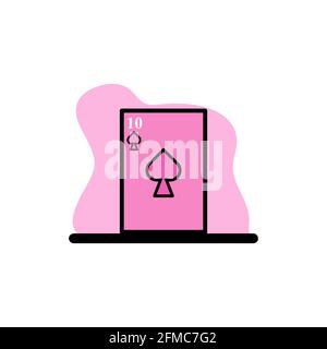 Cards, game icon - Vector EPS file. Perfect use for print media, web ...