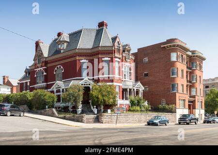 USA, Montana, Butte, Copper King Mansion B & B, National Historic Place ...