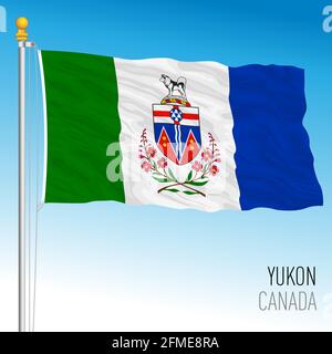 Yukon regional flag, Canada Stock Vector Image & Art - Alamy