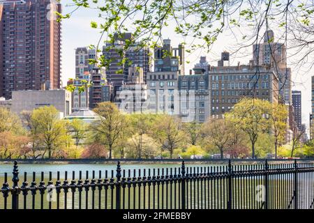 Guggenheim Museum Roof Exterior in Spring as seen from Central Park ...