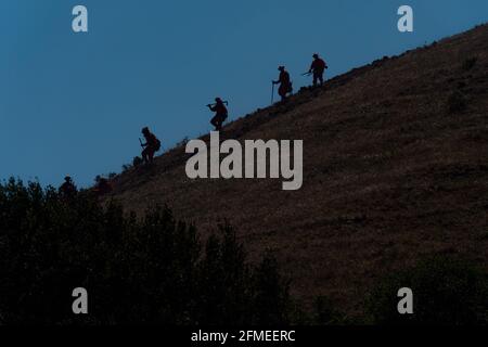 Benicia, CA, USA. 8th May, 2021. A hand crew from the California ...