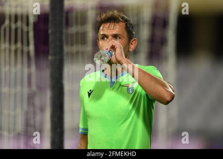 Florence, Italy. 8th May, 2021. Danilo Cataldi (Lazio)Francesco Acerbi ...