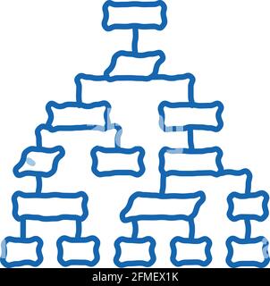 computer vision analysis doodle icon hand drawn illustration Stock ...