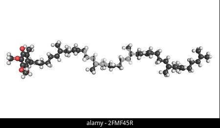 Coenzyme Q10 (ubiquinone) molecule, chemical structure Stock Photo - Alamy