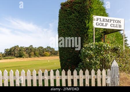 Bury St Edmunds golf club sign, Bury St Edmunds, Suffolk, England Stock Photo - Alamy