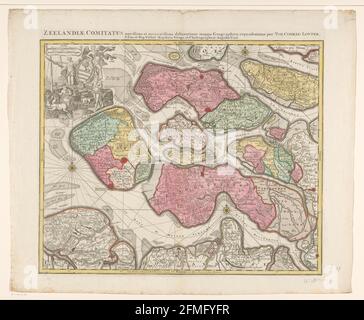 Colored antique map of the New World (the Americas) c. 1607 by Michael ...