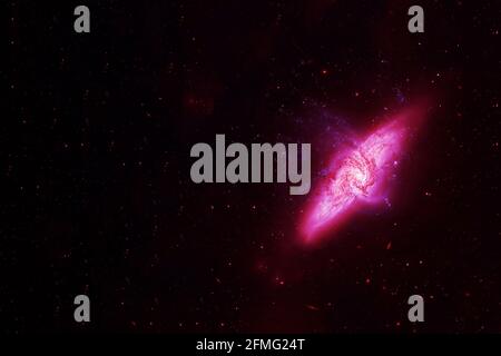 Quasar on a dark background. Elements of this image were furnished by ...