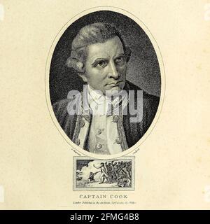 Bust of 18th Century British explorer, Captain James Cook (1728-1779 ...
