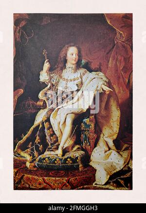 Hyacinthe Rigaud - Portrait of Louis XV child king of France in ...