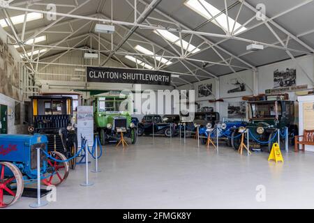 Charabus vintage bus at shuttleworth Stock Photo - Alamy