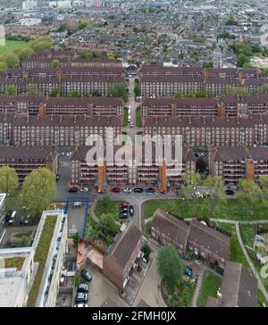 council social housing at Homerton, Hackney, London, England Stock ...