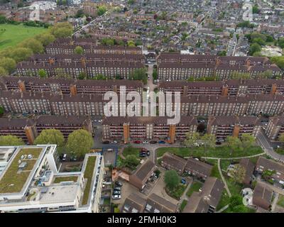 council social housing at Homerton, Hackney, London, England Stock ...