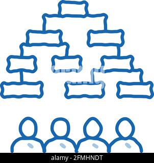 multi-pass algorithm icon vector outline illustration Stock Vector ...