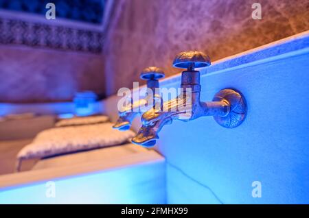 Burgas, Bulgaria. Aquae Calidae, restored ottoman bathroom of Suleiman ...