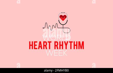 World Heart Rhythm Week Awareness Concept Observed on June Every Year ...