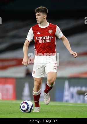 Kieran Tierney of Arsenal during the English Premier League soccer ...