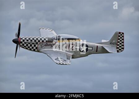 P 51 Mustang American second world war fighter aircraft Stock Photo - Alamy
