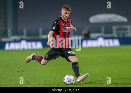 Alexis Saelemaekers of AC Milan during AS Roma vs AC Milan, Italian ...