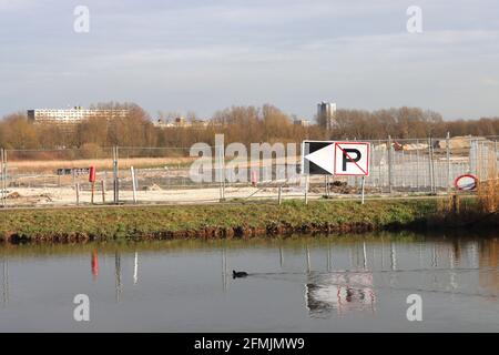 ROTTERDAM - The new A16 motorway in Rotterdam towards Dordrecht/Breda ...