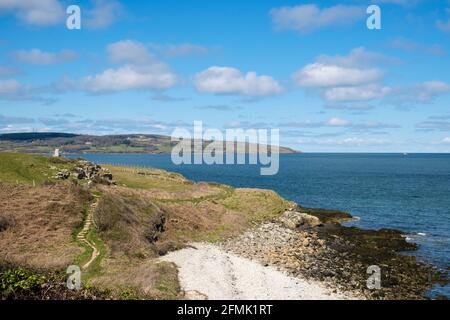 Royal Charter memorial on coast near where steam clipper ship was ...