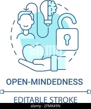 Open mindedness concept icon Stock Vector Image & Art - Alamy