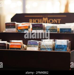 POZNAN, POLAND - Jan 26, 2014: Information sign at the Citadel park ...