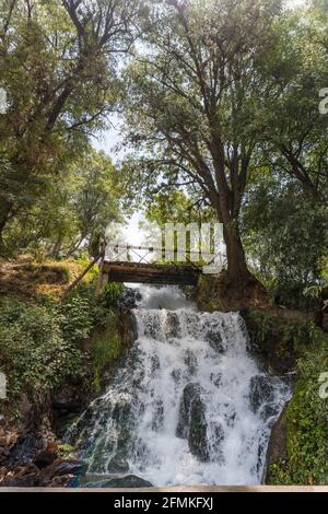 Vertical shot of San Pedro Atlixco waterfall in Mexico Stock Photo - Alamy