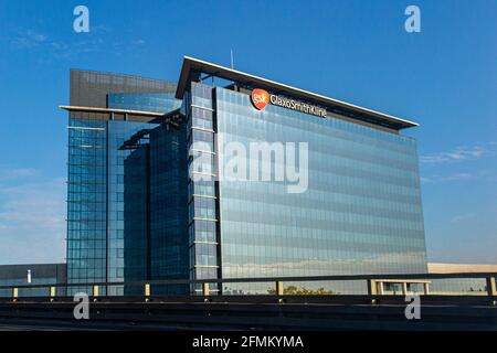 GSK Glaxo Smith Kline HQ on the Great West Road, Brentford, London, UK ...