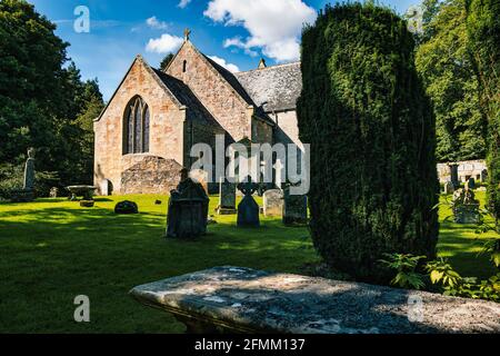 Humbie Parish Church, East Lothian, Scotland, UK on sunny Summer day ...