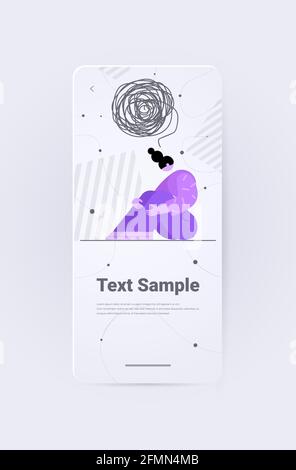 woman solving psychological problem in brain psychotherapy session ...