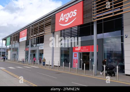 Stores on the A1 retail Park, Biggleswade , Bedfordshire Stock Photo ...