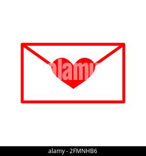 Love envolope greeting card Stock Vector Image & Art - Alamy