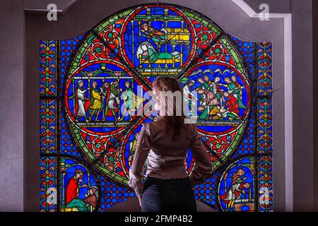 Becket Miracle Window 6, Trinity Chapel Ambulatory, medieval stained ...