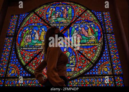 Becket Miracle Window 6, Trinity Chapel Ambulatory, medieval stained ...