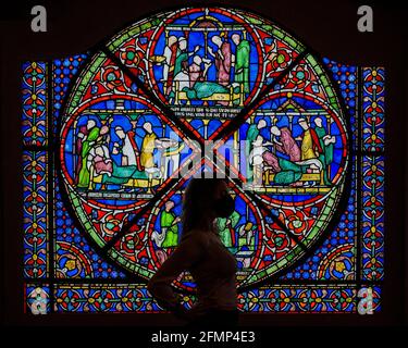 Becket Miracle Window 6, Trinity Chapel Ambulatory, medieval stained ...