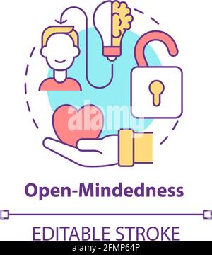 Open mindedness concept icon Stock Vector Image & Art - Alamy