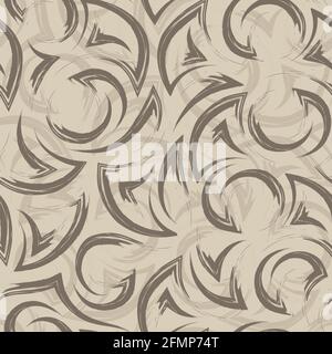 seamless pattern fabric coffee stain cartoon vector Stock Vector Image ...