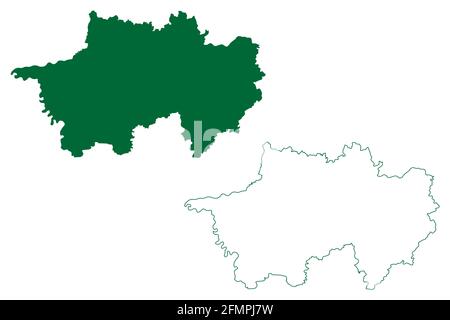 Jabalpur district (Madhya Pradesh State, Jabalpur division, Republic of ...