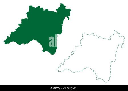 Balaghat district (Madhya Pradesh State, Jabalpur division, Republic of ...