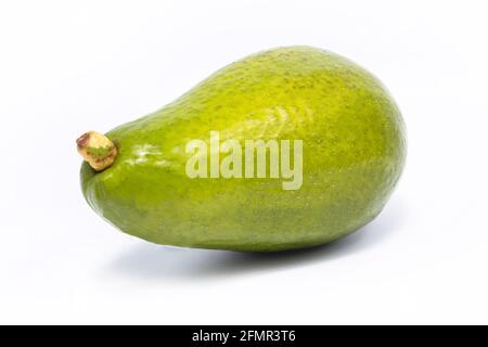 Brazilian fruit known as avocado, in isolated background white Stock ...