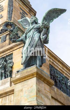 Niederwald Monument near Ruedesheim, Germany Stock Photo - Alamy